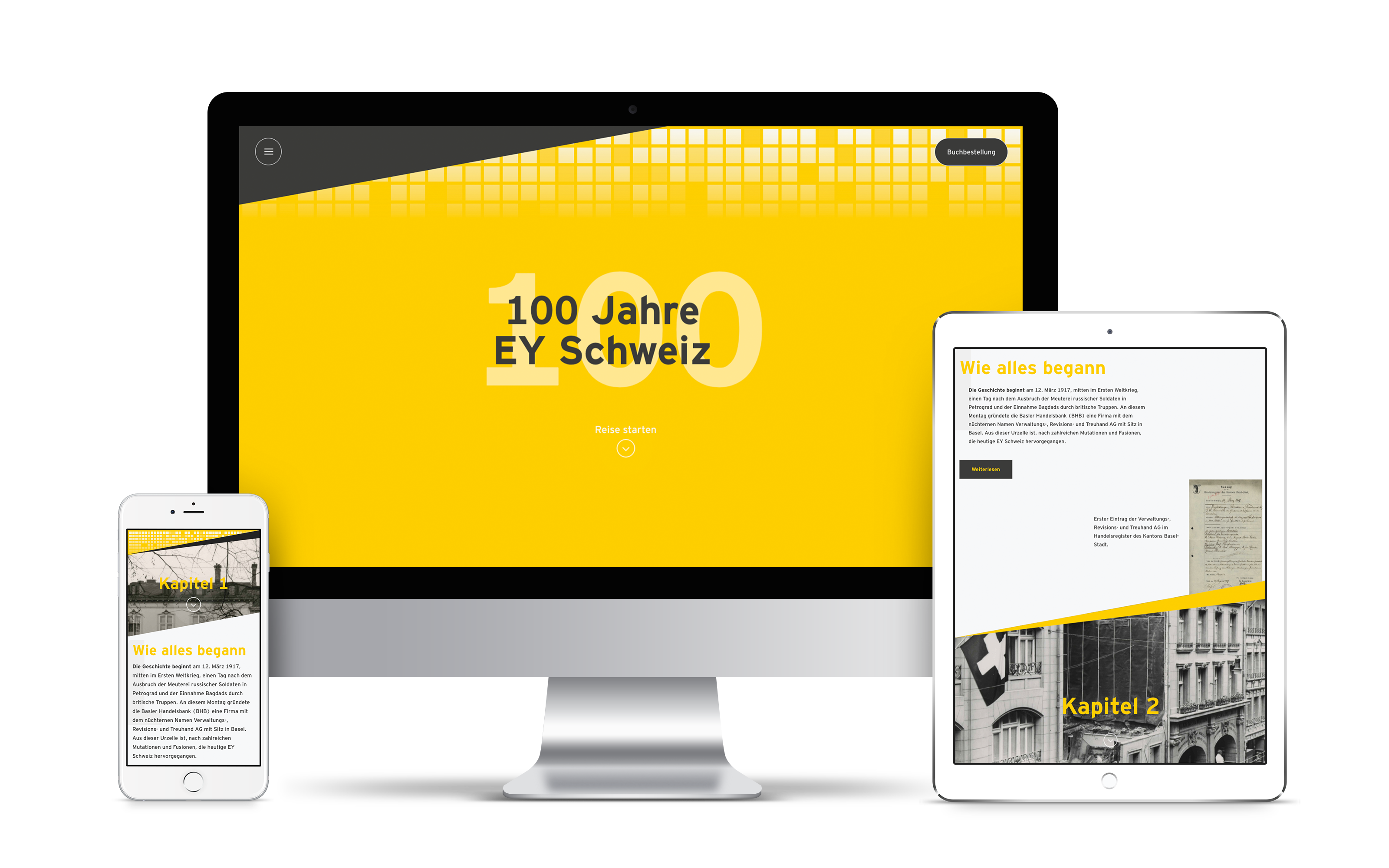100 Jahre EY Schweiz | CREATIVE MINDS Werbeagentur GmbH